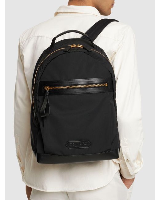 Tom Ford Recycled Nylon Backpack Unique in Black for Men | Lyst
