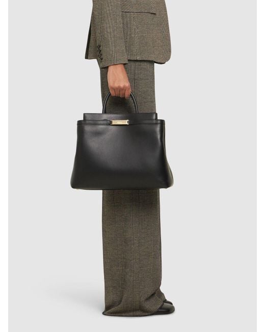 Bally Deco Daily Leather Tote Bag in Black | Lyst