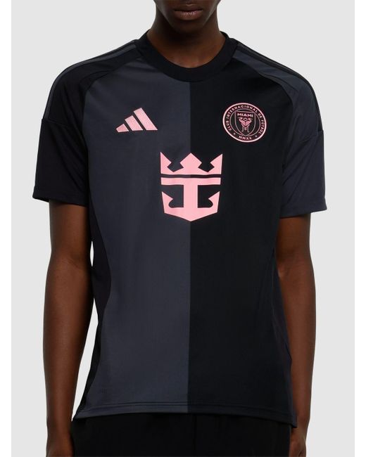 adidas Originals Inter Miami Football Jersey in Black for Men | Lyst
