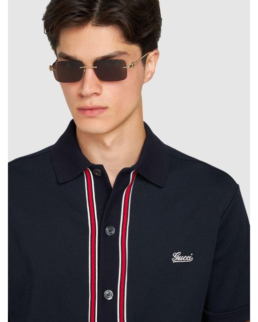 Gucci gg1703s Metal Sunglasses | Lyst UK