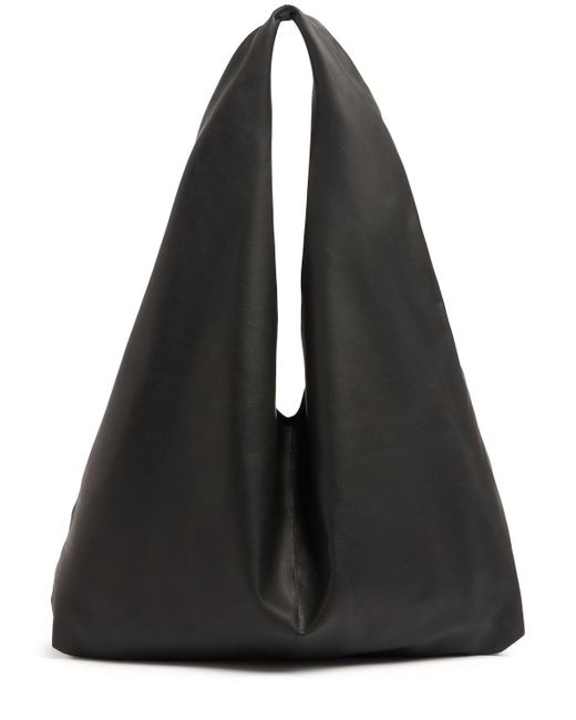 The Row New Bindle Soft Leather Bag in Black | Lyst