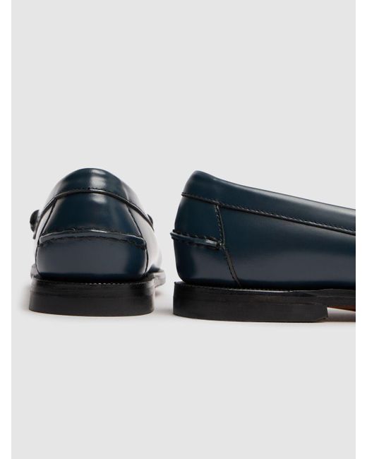 Sebago 20mm Classic Dan Pigment Leather Loafers in Blue | Lyst