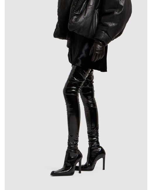 Saint Laurent 110mm Nina Over The Knee Boots In Black Lyst