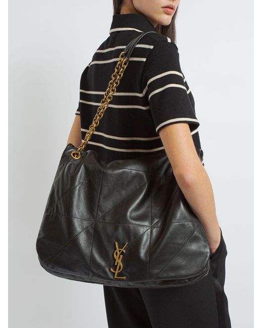 Saint Laurent Jamie 4.3 Leather Shoulder Bag in Black | Lyst Saint Laurent Jamie 4.3 Leather Shoulder Bag in Black | Lyst