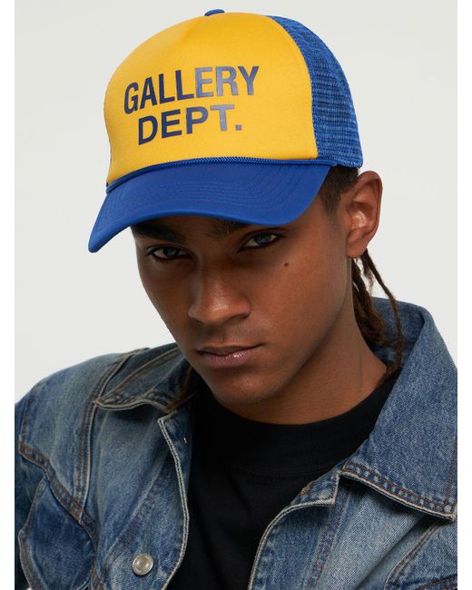 GALLERY DEPT. Gd Logo Trucker Hat in Blue for Men | Lyst