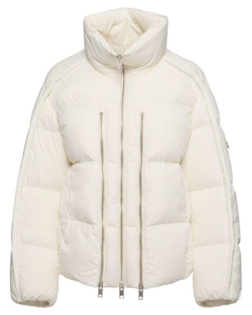 Moncler Genius Moncler X Willow Smith Yael Down Jacket in Natural | Lyst UK