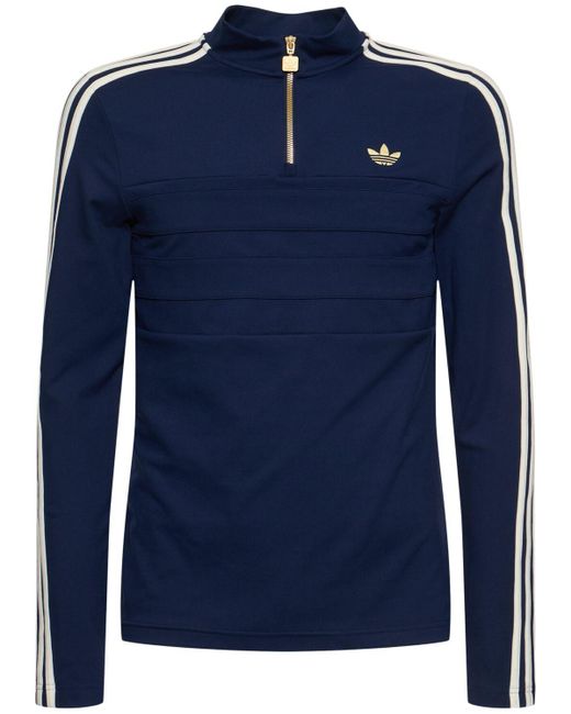 adidas Originals Premium Top in Blue for Men | Lyst