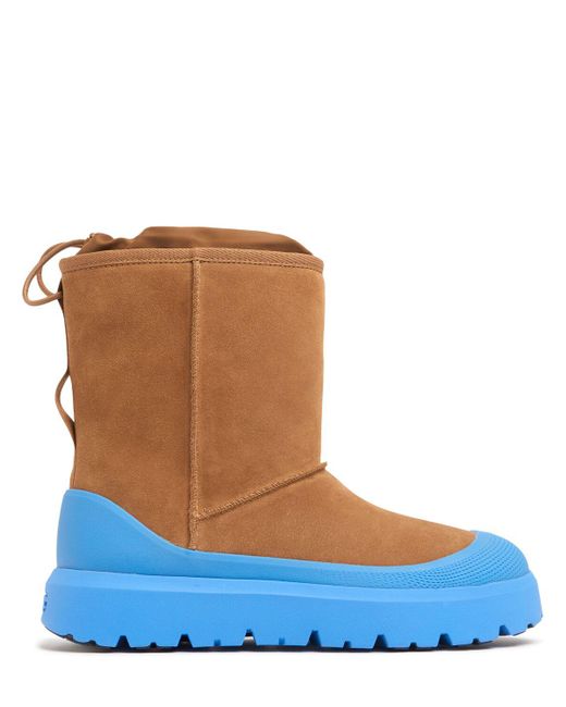 UGG Classic Short Weather Hybrid Boots in Blue for Men | Lyst
