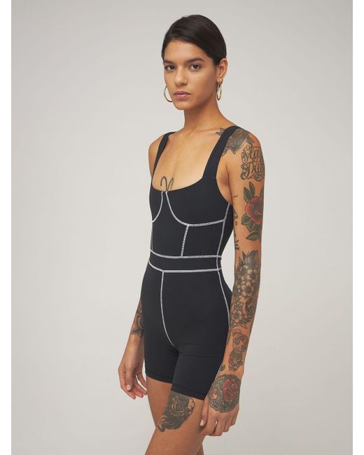 We Wore What Corset Tech Bodysuit In Gray Lyst