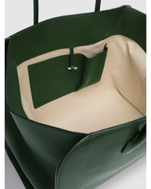 The Row Marlo Tote in Green | Lyst