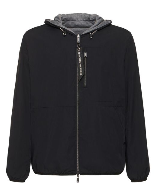 Moose Knuckles Dominion Packable Jacket in Black for Men | Lyst