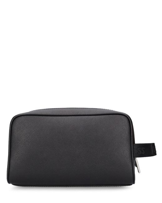 BOSS by HUGO BOSS Zair Logo Toiletry Bag in Black for Men | Lyst UK