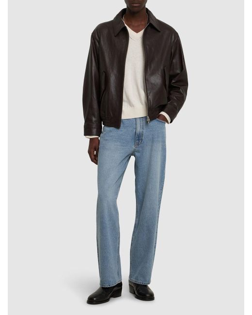 DUNST Wide Leg Baggy Jeans Light in Blue for Men | Lyst