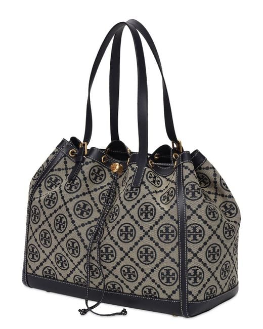 Tory Burch T Monogram Jacquard Tote | semashow.com Tory Burch T Monogram Jacquard Tote | semashow.com