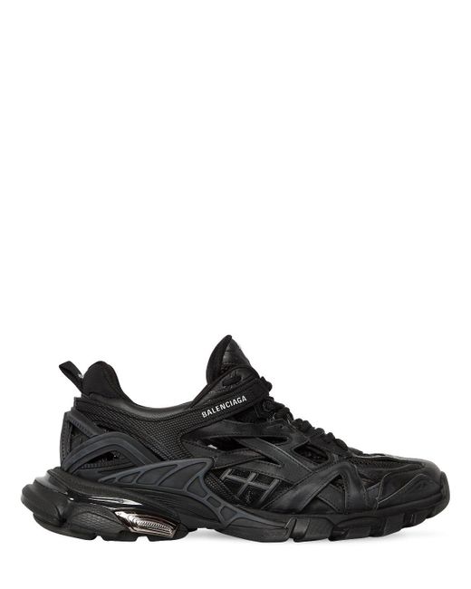 Balenciaga Track.2 Open Mesh Running Sneakers in Black for Men | Lyst