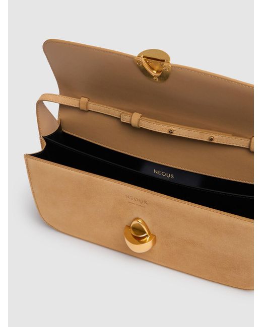 Neous Phoenix Suede Shoulder Bag in Brown | Lyst