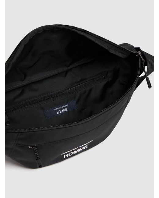 Comme des Garçons Cordura Cdg Homme Logo Belt Bag in Black for Men | Lyst