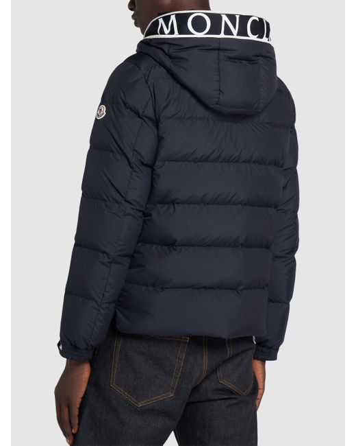 Moncler Cardere Tech Down Jacket in Blue for Men | Lyst