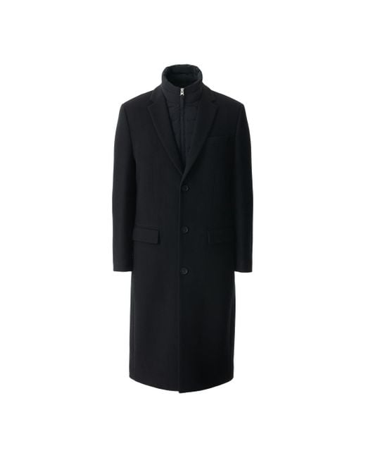 Mackage Skai-Lg 3-In-1 Wool Coat With Removable Down Liner in Black for ...