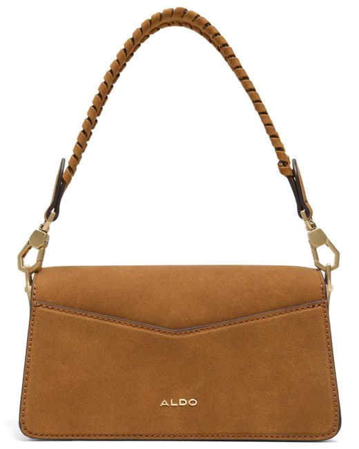 ALDO Luxehandle Medium Shoulder Bag in Brown | Lyst