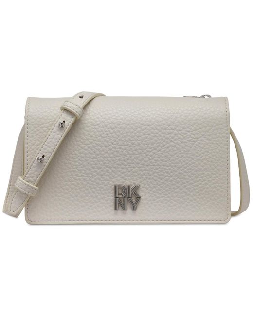 DKNY Etta Mini Wallet On A String in Gray | Lyst