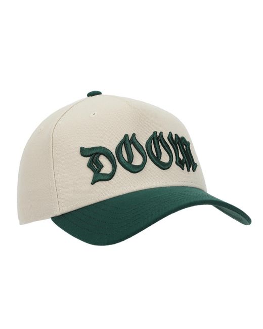 Marvel Universe Dr. Doom Off-white & Green A-frame Snapback Hat for Men ...