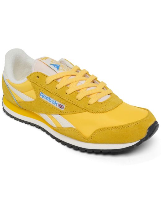 Reebok Classic Az Casual Sneakers From Finish Line in Yellow | Lyst