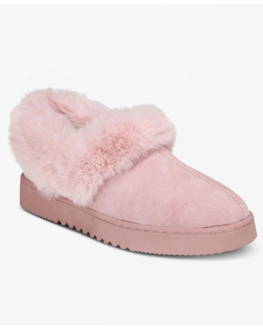 Style & Co. Lolaa Cozy Clog Slippers in Pink | Lyst