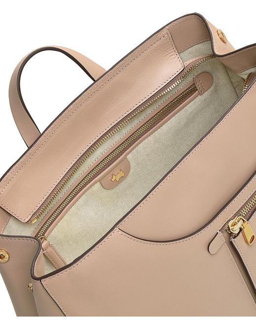 Radley Pockets Icon- Medium Zip Top Backpack in Natural | Lyst