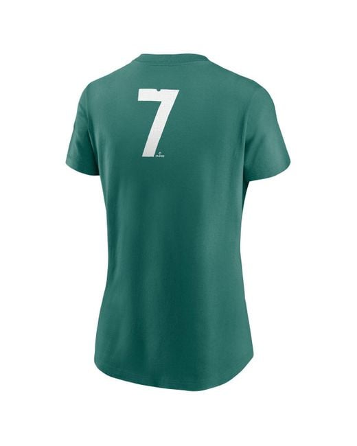 Nike Masataka Yoshida Boston Red Sox 2025 City Connect Fuse Name Number T-shirt in Green | Lyst