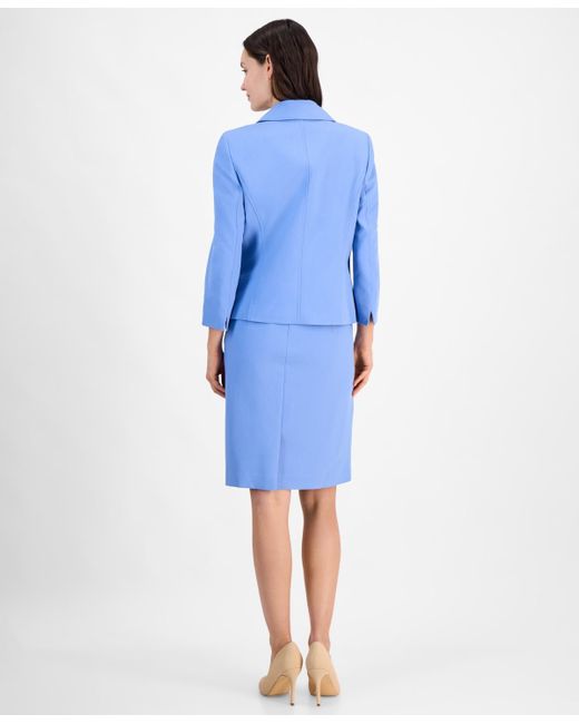 Le Suit Seamed Dress Suit Set in Blue | Lyst