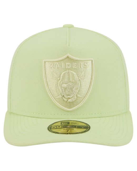 KTZ Las Vegas Raiders Color Pack A-frame 59fifty Fitted Hat in Green ...