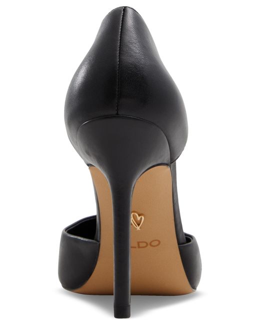 ALDO Mysha Cap-toe Two-piece Stiletto-heel Dress Shoes in Black | Lyst