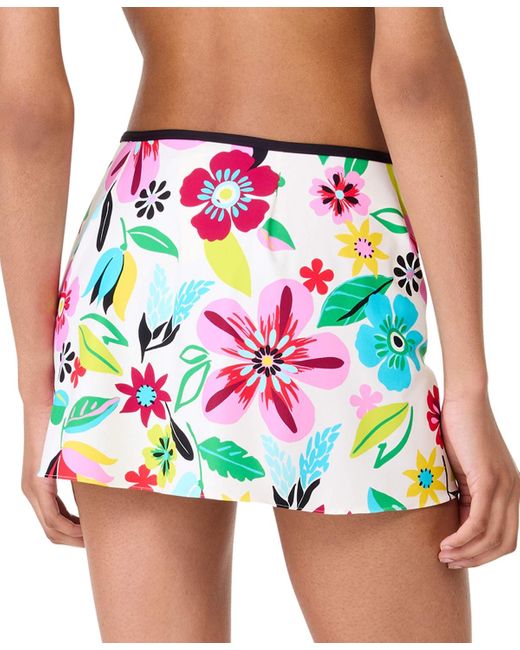 Kate Spade Pull-on Swim Skirt in Natural | Lyst