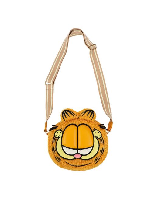 Garfield 3d Character Plush Crossbody Bag in Metallic | Lyst