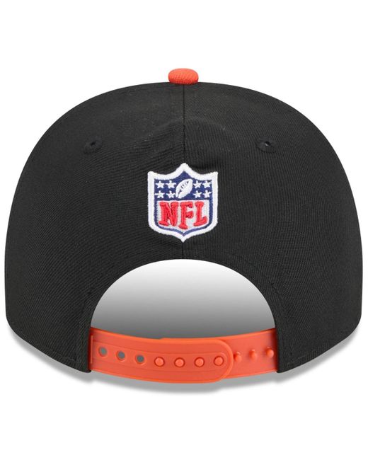 KTZ Black/orange Cincinnati Bengals 2025 Nfl Draft A-frame 9fifty ...