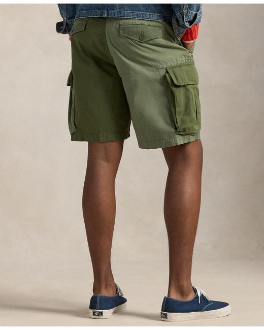 Polo Ralph Lauren 8.5" Relaxed Patchwork Cargo Shorts in Green for Men ...