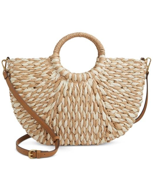 Style & Co. Straw Tote Crossbody | Lyst
