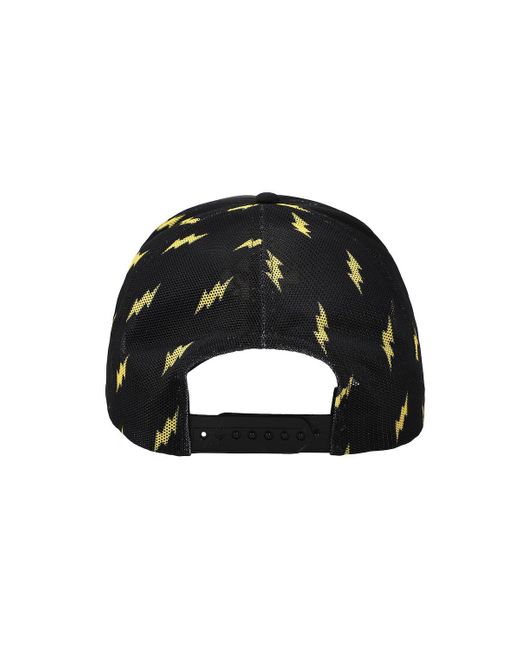 Pokemon Pikachu Thunderbolt Pattern Black Trucker Hat for Men | Lyst