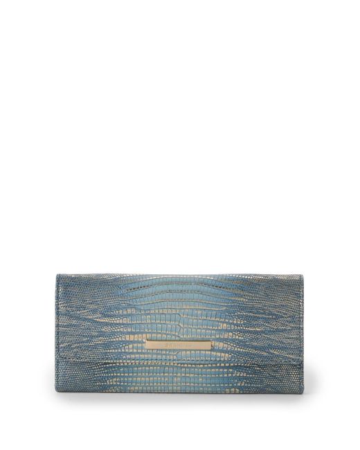 Brahmin Cordelia Trifold Wallet in Blue | Lyst