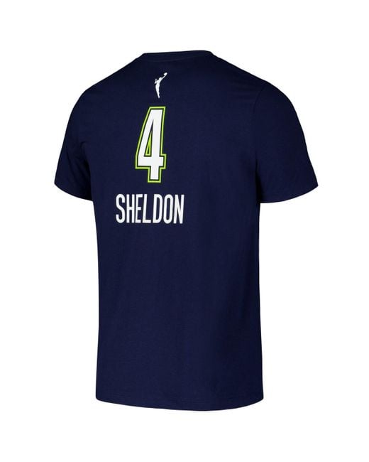 Nike And Jacy Sheldon Dallas Wings 2024 Wnba Draft Name Number T-shirt ...