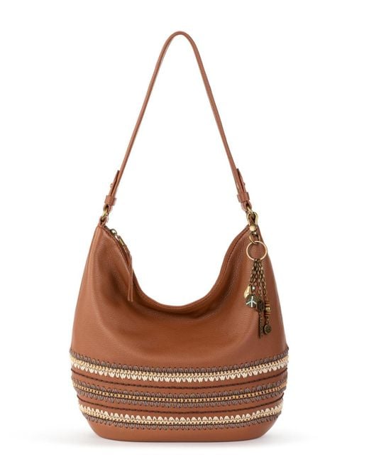 The Sak Sequoia Leather Medium Hobo Bag in Brown | Lyst