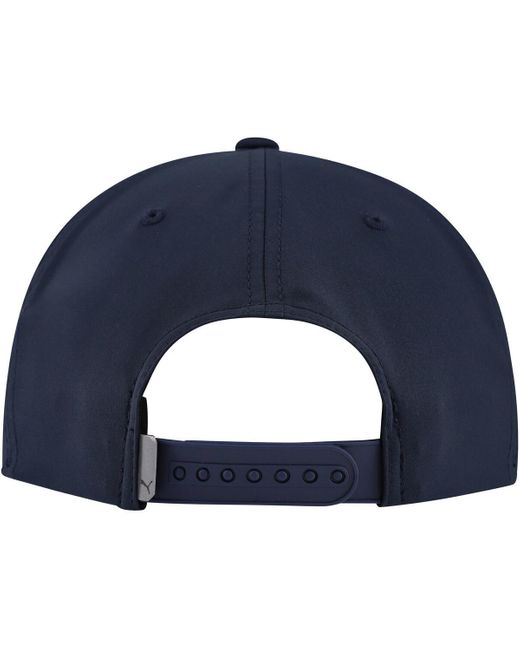 PUMA Navy The Players 904 Rope Flexfitâ Adjustable Hat in Blue for Men ...