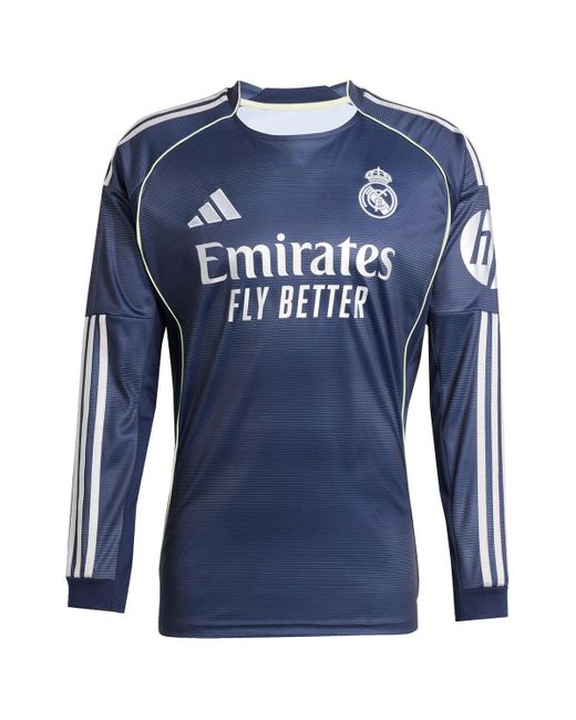 adidas Jude Bellingham Real Madrid 2025/26 Away Long Sleeve Replica ...