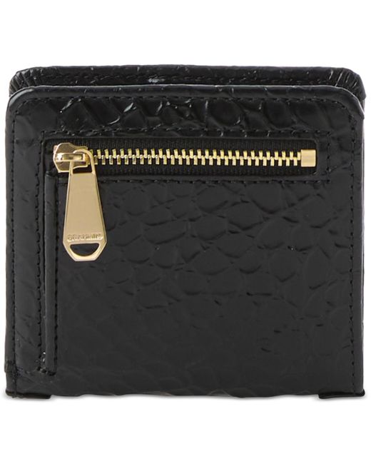 Brahmin Jane Small Leather Bifold Wallet in Black | Lyst