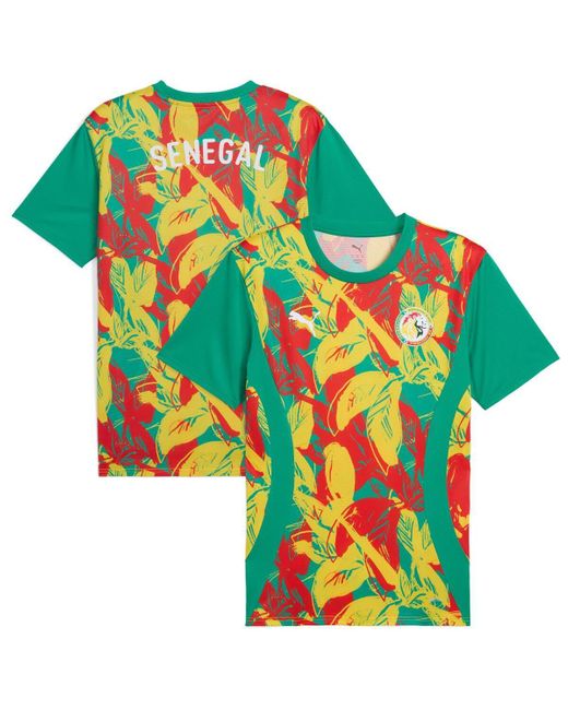 PUMA Senegal National Team 2025 Pre Match Jersey in Green for Men | Lyst