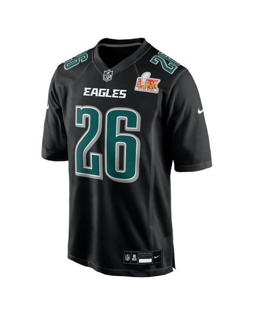 Nike Saquon Barkley Carbon Philadelphia Eagles Fashion Game Jersey in Green for Men | Lyst