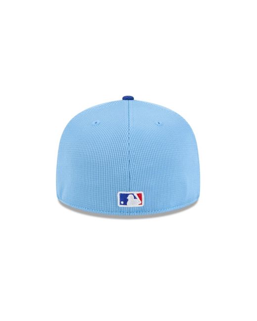 KTZ Chicago Cubs 2025 Spring Training 59fifty Fitted Hat in Blue for ...