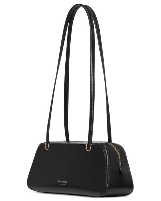 Kate Spade Grace Small Leather Shoulder Bag in Black | Lyst