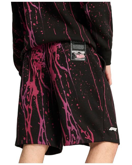 PUMA X F1 Splatter Paint Logo Shorts in Black for Men | Lyst